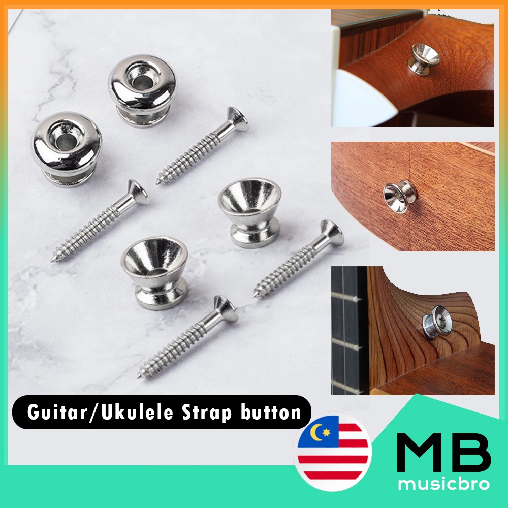 Guitar Strap Button / Ukulele Strap Button / Guitar Tail Nail / Strap ...