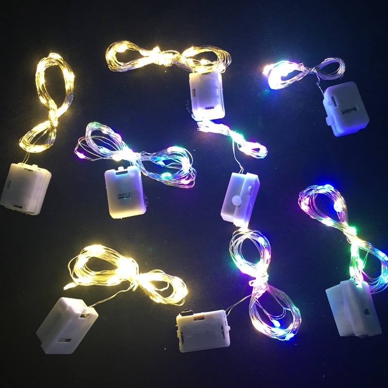 LED Light 3Modes 1M/2M/5M String Fairy Lights Lampu Raya LED Fairy ...