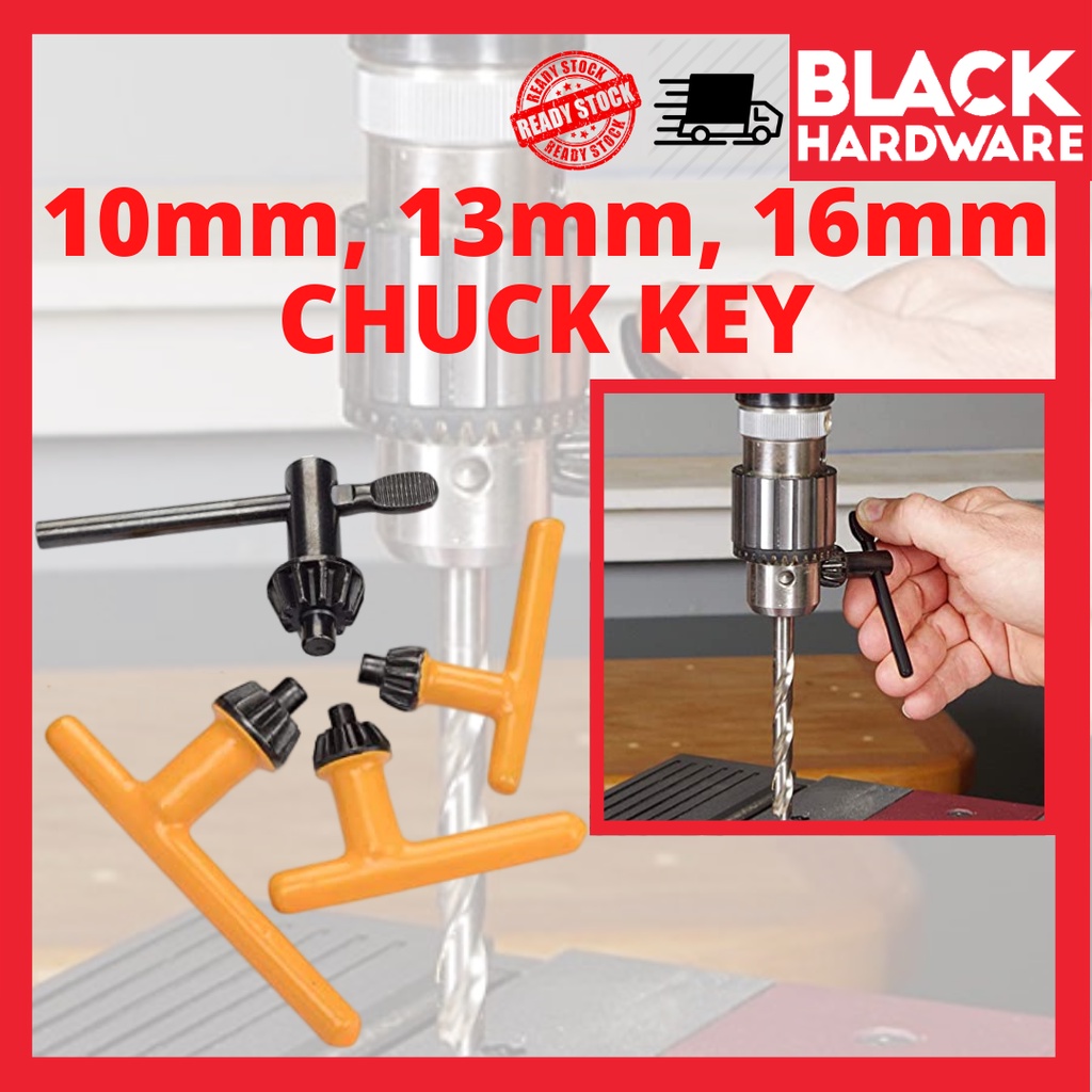 Black Hardware 10 13 16 mm Drill Machine Opener Wrench Electric Drill ...