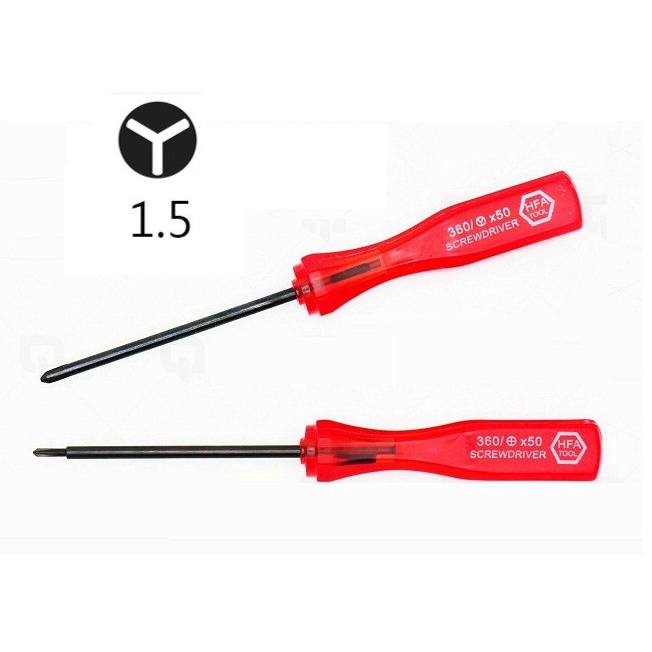 360 Screwdriver Philip 1.5 2.0 2.5 + / 1.5 Y / 2.5 Y / T5 / T6 Torx ...