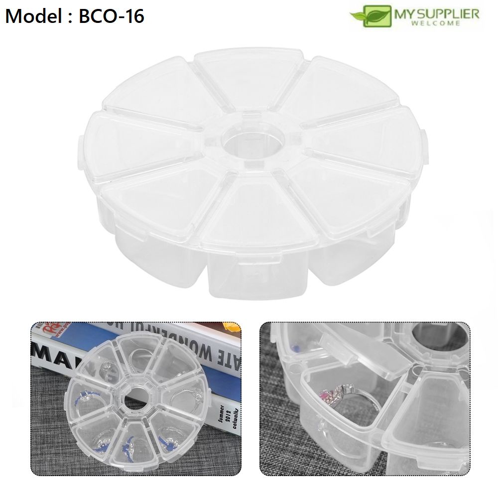 8 Compartment Round Storage Box W8cm*H2cm | Shopee Malaysia