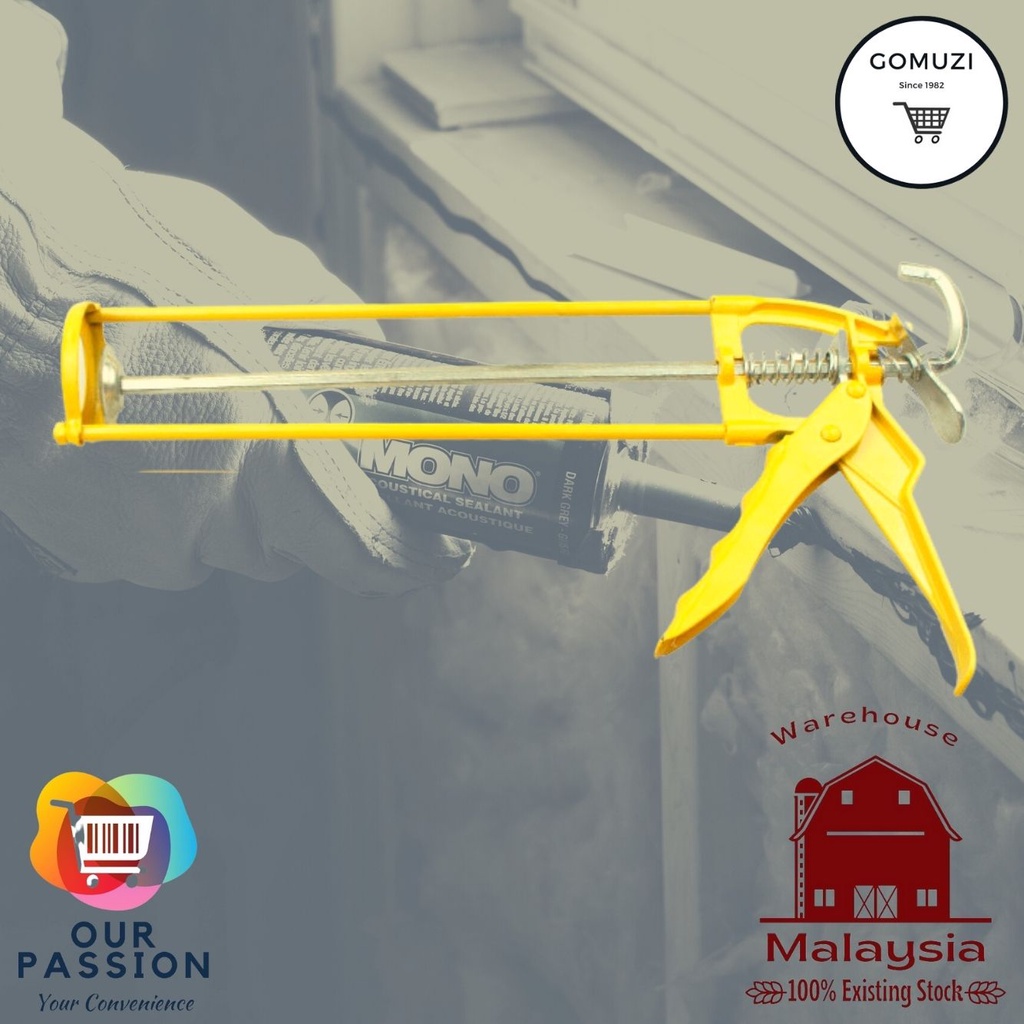Caulking Gun Silicone Gun 11 inch Heavy Medium Silicone Caulking Gun ...