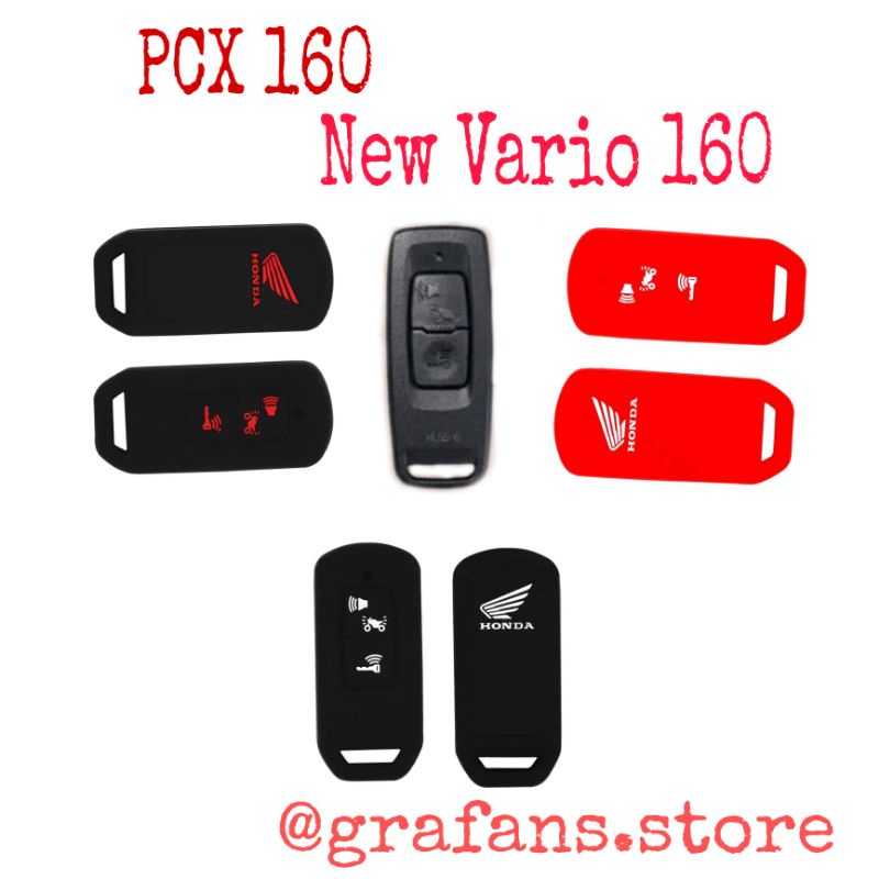 TOMBOL Remot SILICON SARUNG KEYLESS PCX 160 and new Vario 160 /2 BUTTON ...