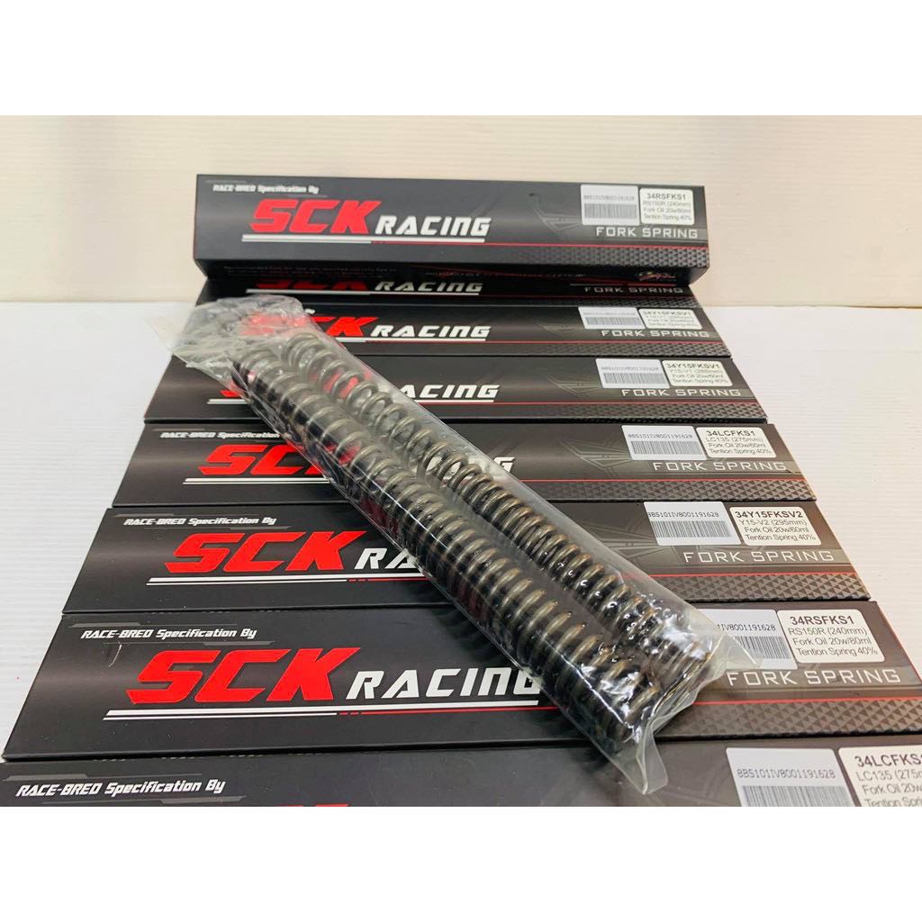 SCK RACING FORK SPRING Y15ZR V1 V2 Y16 LC135 LC 135 RS150 RS 150 RSX RS ...