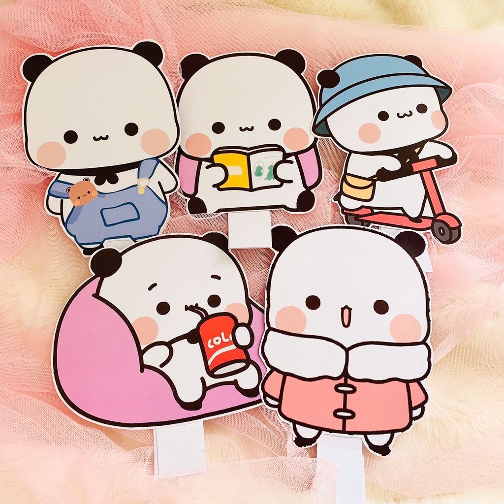Cute Panda Character Stand Dessert Table Birthday Birthday Table ...