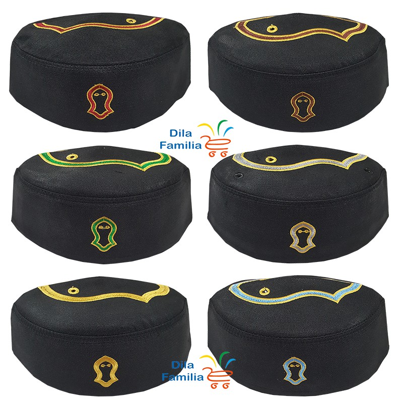Kopiah Capal Nabi Logo Tebal Dewasa Budak Lelaki Original Atas Warna ...