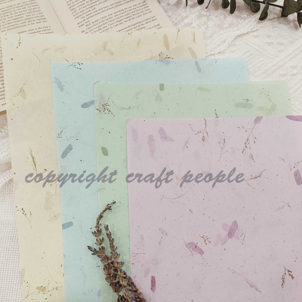 TH Handmade Paper_Tamarind Leaf Paper A4 (35gsm) 进口手工花瓣纸_罗子望希 (薄款 ...