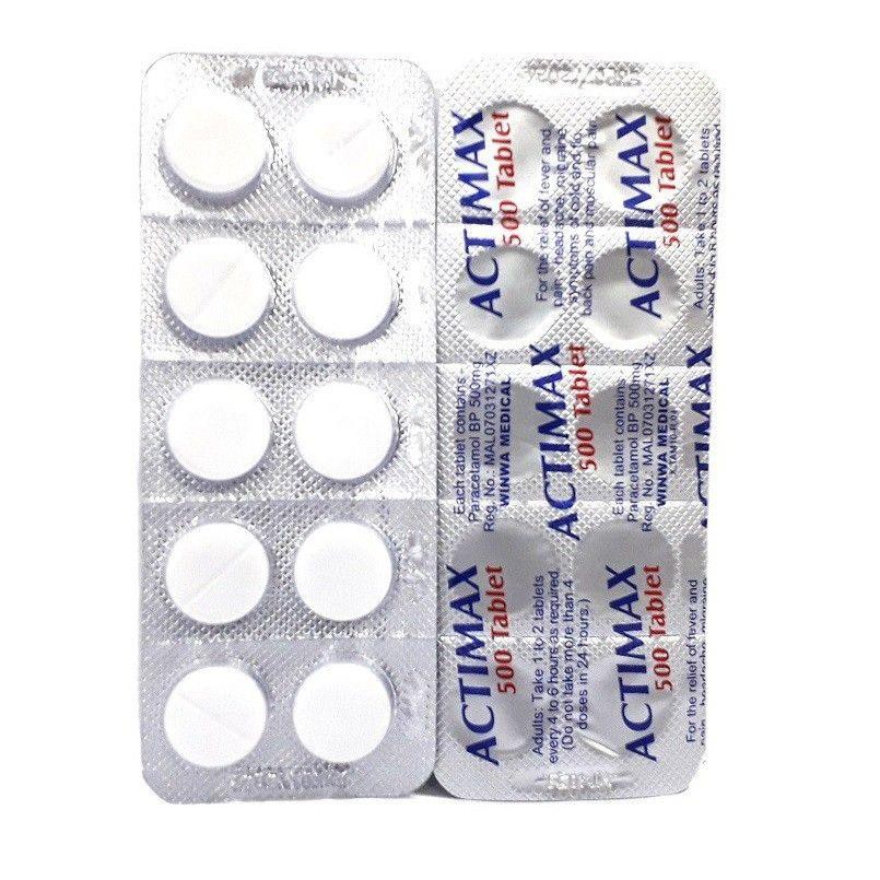 Actimax 10's (Paracetamol 500MG ) | Shopee Malaysia