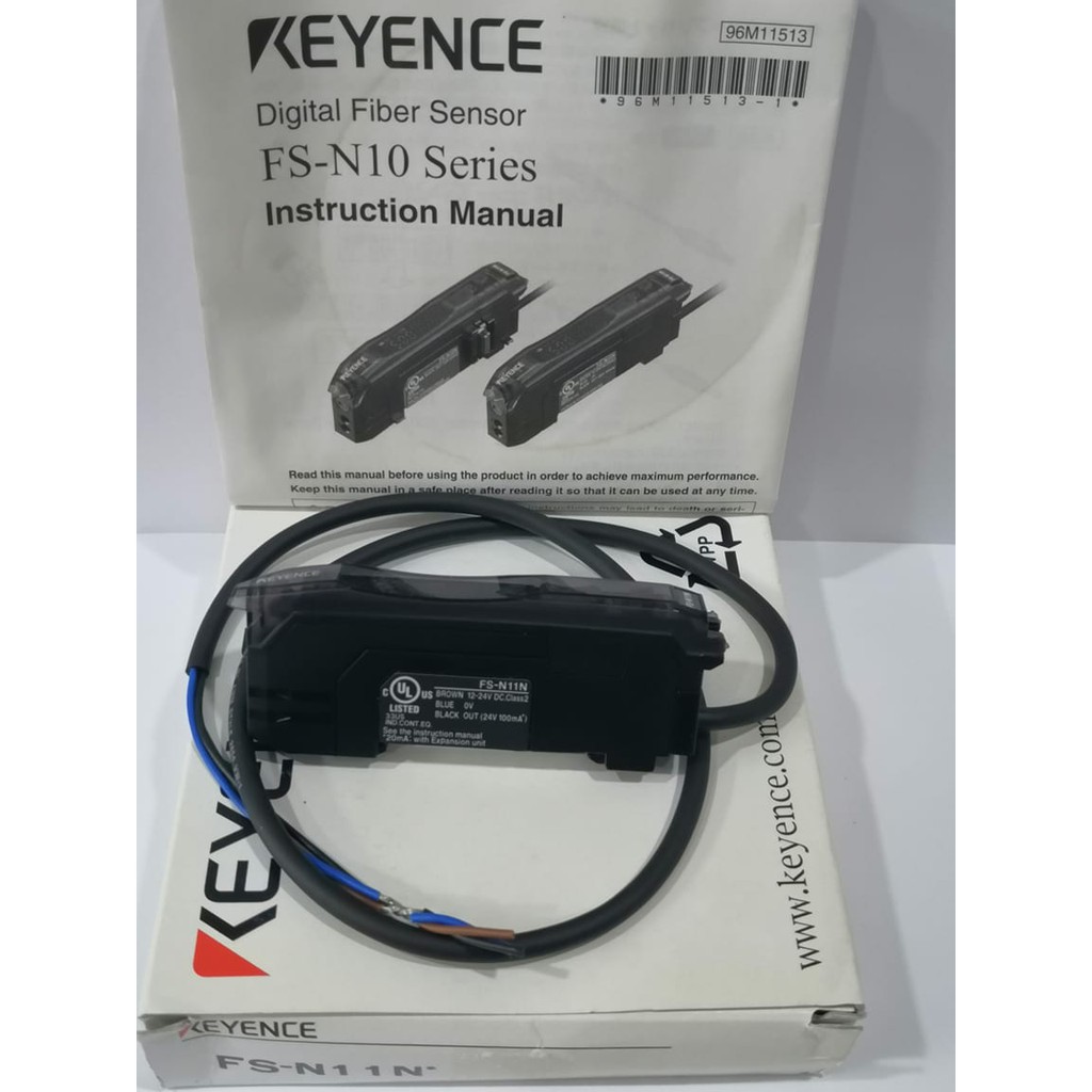 Keyence FS-N11N Digital Fiber Amplifier , Input Volt12-24VDC (The new one has not been used, but ...