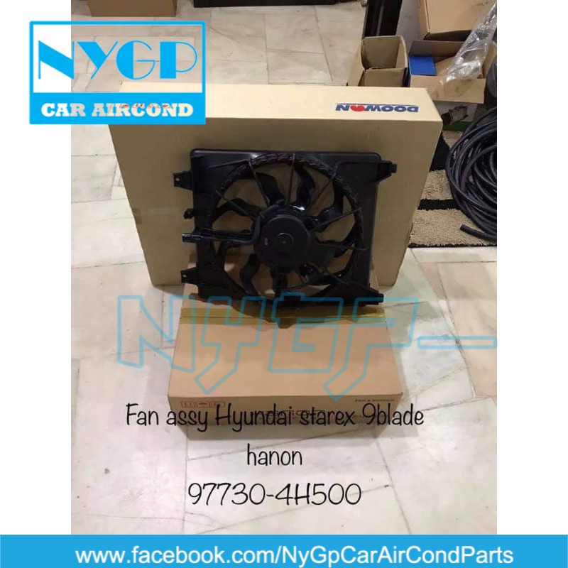 HYUNDAI STAREX 2017 UP AIR COND CONDENSER FAN ASSY 97730-4H500 | Shopee ...