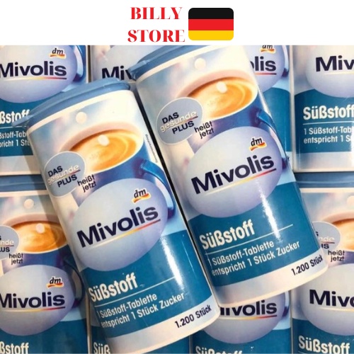 Mivolis Süßstoff Tabletten diet sugar box of 1200 tablets (German ...