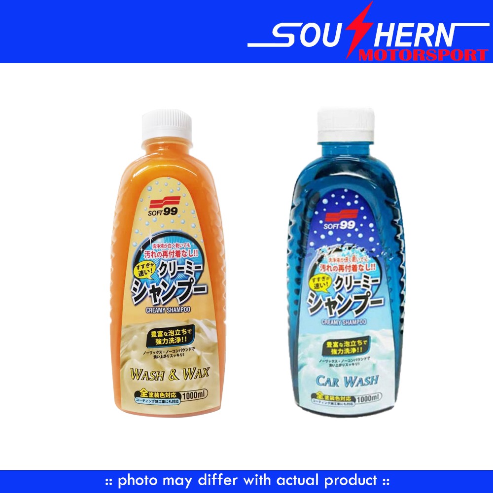 Soft99 Soft 99 Creamy Car Shampoo (1L) | Shopee Malaysia