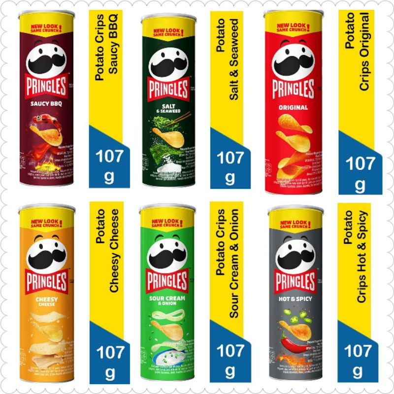 Pringles ALL VARIANT 107gr | Shopee Malaysia