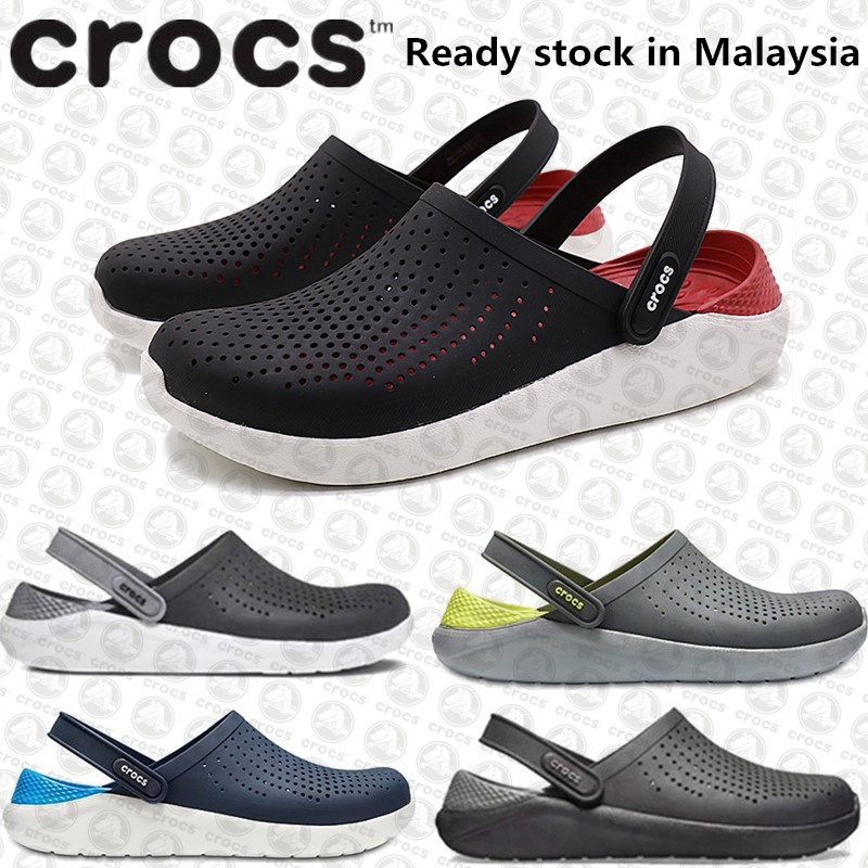 [Shipped within 24 hours]kasut Crocs Literide Men Women flat Sandals ...