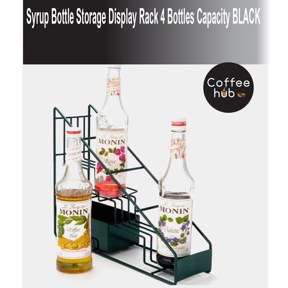 (READY STOCK)Syrup Storage Rack 4 Shelves Da Vinci Monin Bottle Display ...