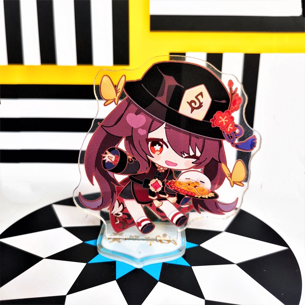 Hu TAO character standee model, HUTAO game Genshin Impact restaurant ...