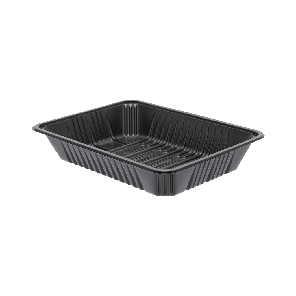 TPP Plastic Tray / Open Tray / Disposable Tray - TP38BPP (Black) [100 ...