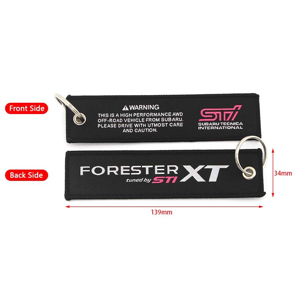 Mugen STI Bride Nylon Car Key Ring For Jazz Fit GK5 Civic CRV Type R ...