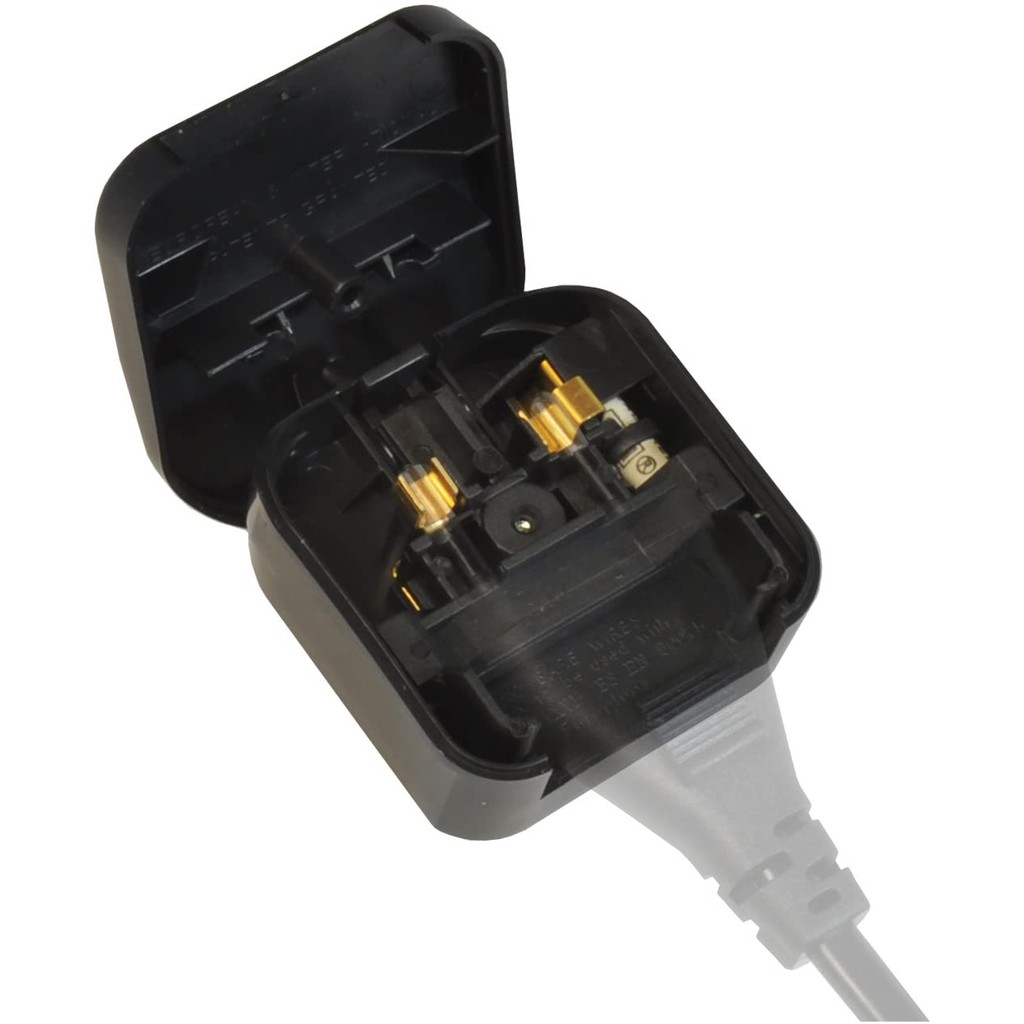 2 Pin Euro Plug to 3 Pin UK Mains Adapter ORIGINAL PRODUCT(READY STOCK ...