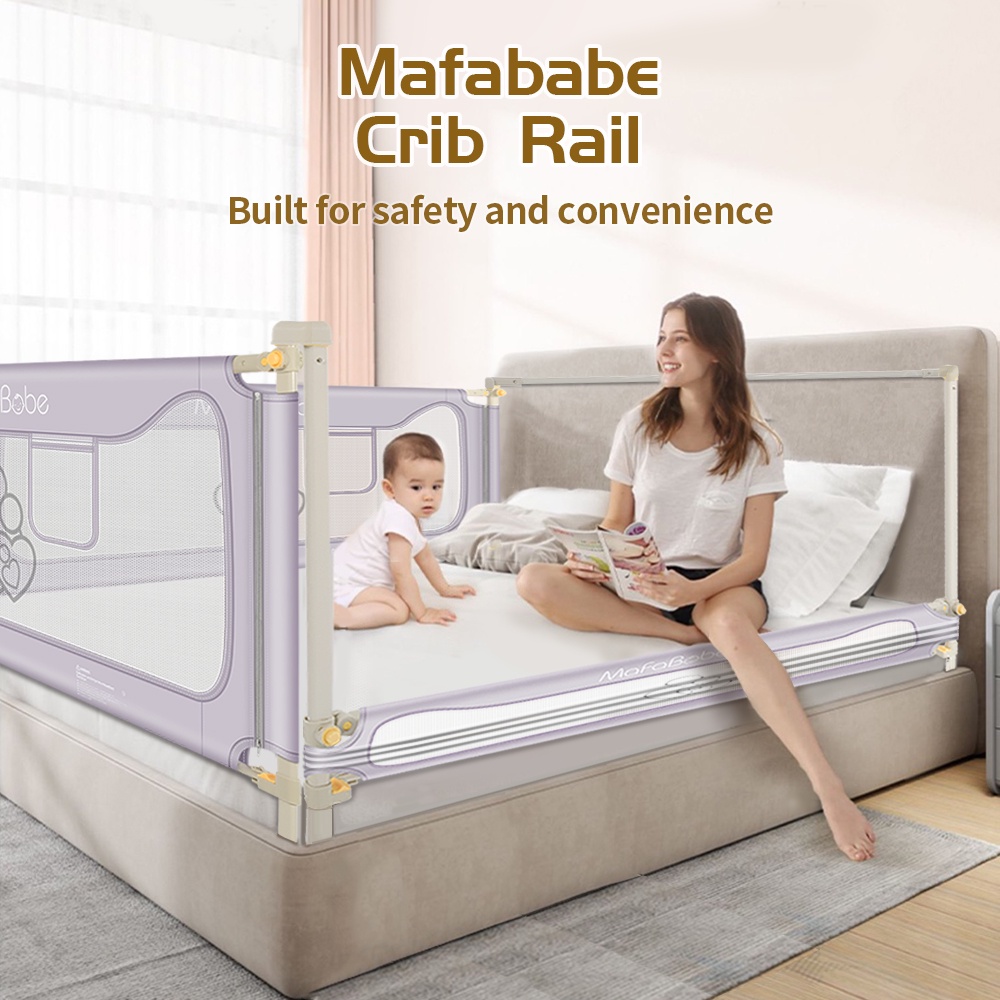 MaFaBabe 🌞 Lifting Baby Safety Bed Guard Penghadang Katil Bed Fence ...