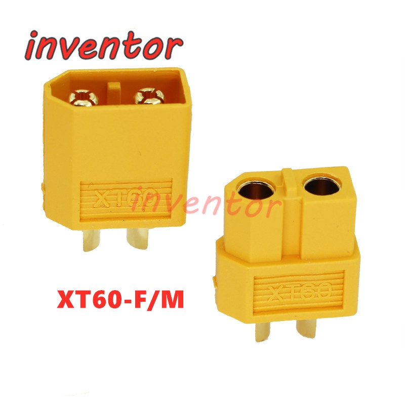 XT60-F/M (Female/Male) Battery Plug Connector Lithium Pack Charging ...