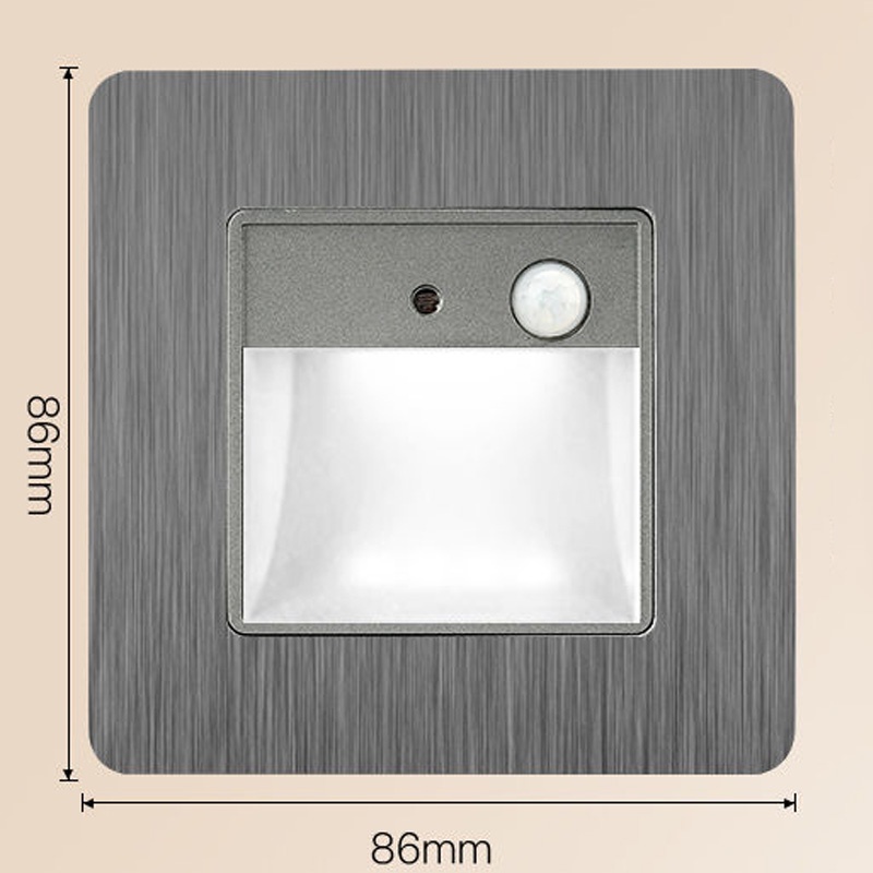 Staircase light sensor Smart Embedded Foot Light Type 86 Human Body ...
