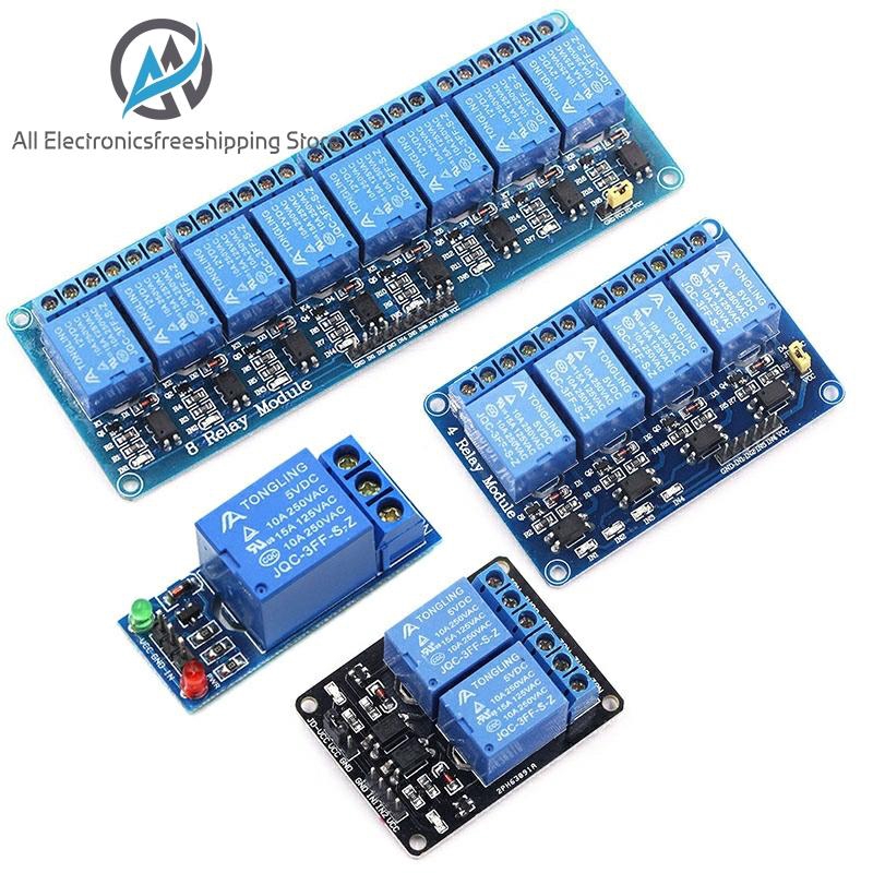5V 12V 1 2 4 6 8 channel relay module with optocoupler. Relay Output 1 2 4 6 8 way relay module ...