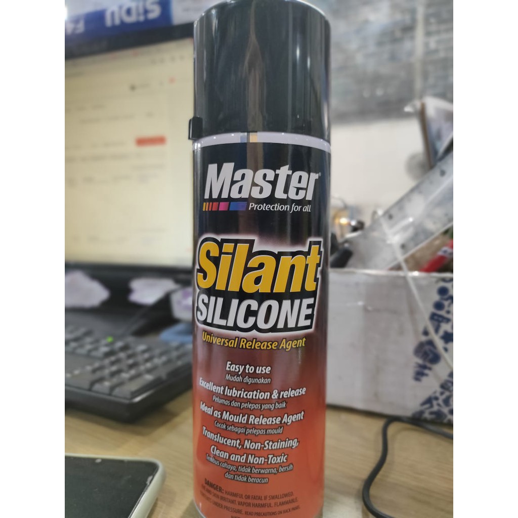 Master Silant silicone 600ml silicone spray Heat / Cold Resistant ...