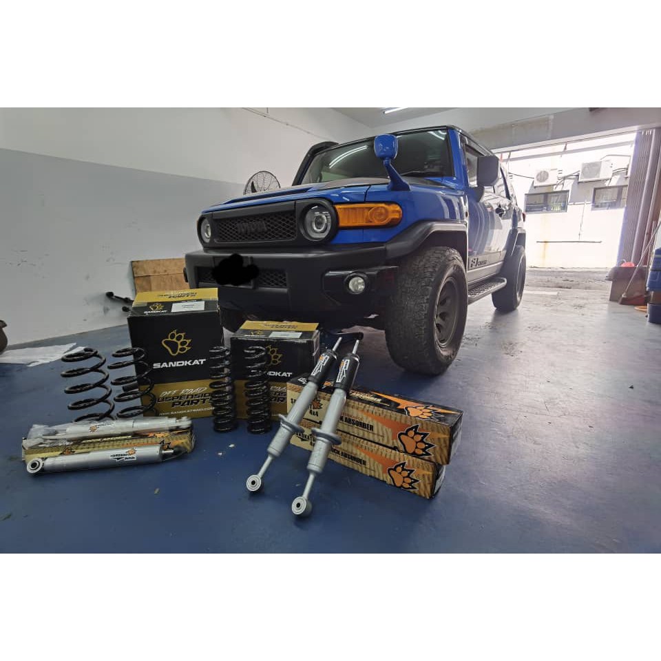 Sandkat FJ Cruiser Full Set Suspension Shock Absorber 1 set & Coil ...