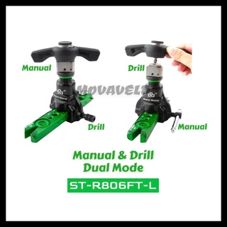 Super Stars Flaring Tool ST-806A ST-806FT DSZH Drill Aircond Copper Pipe Expander Set Air ...