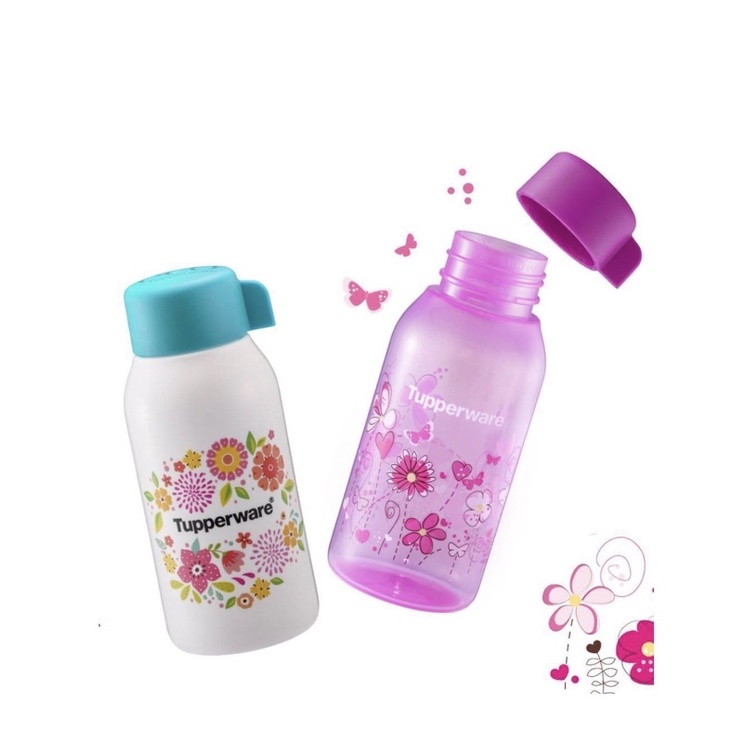 Tupperware Pretty Blossom Eco Bottle 350ml botol air comel kecik muat ...