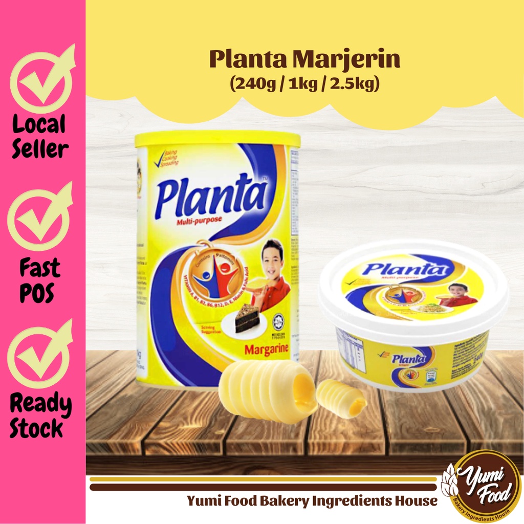 [READY STOCK] 240g/480g/1kg Planta Multipurpose Marjerin/ Planta ...