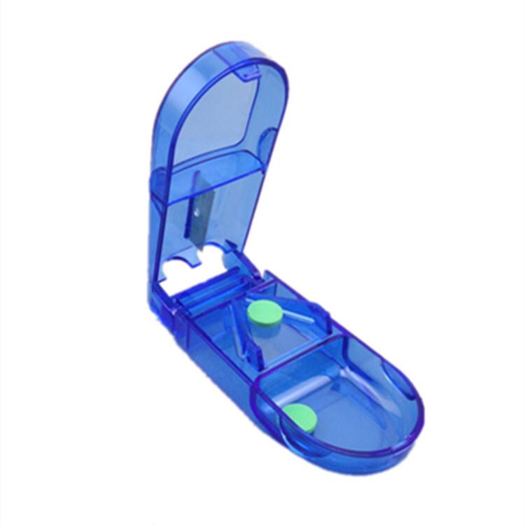Medicine Pill Cutter Box Dispenser Compartment Box/Tablet Separator ...