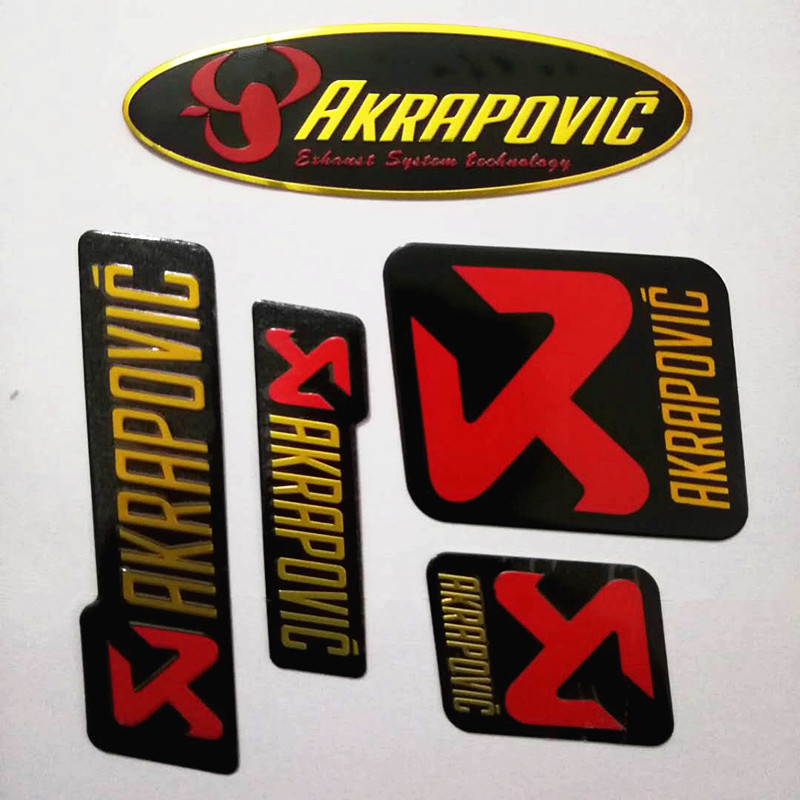 Aluminum Heat-resistant Aluminium Motorcycle Exhaust Pipes Decal ...