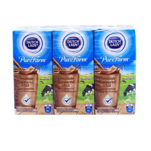 Dutch Lady Pure Farm UHT milk (200ml x 6) | Shopee Malaysia