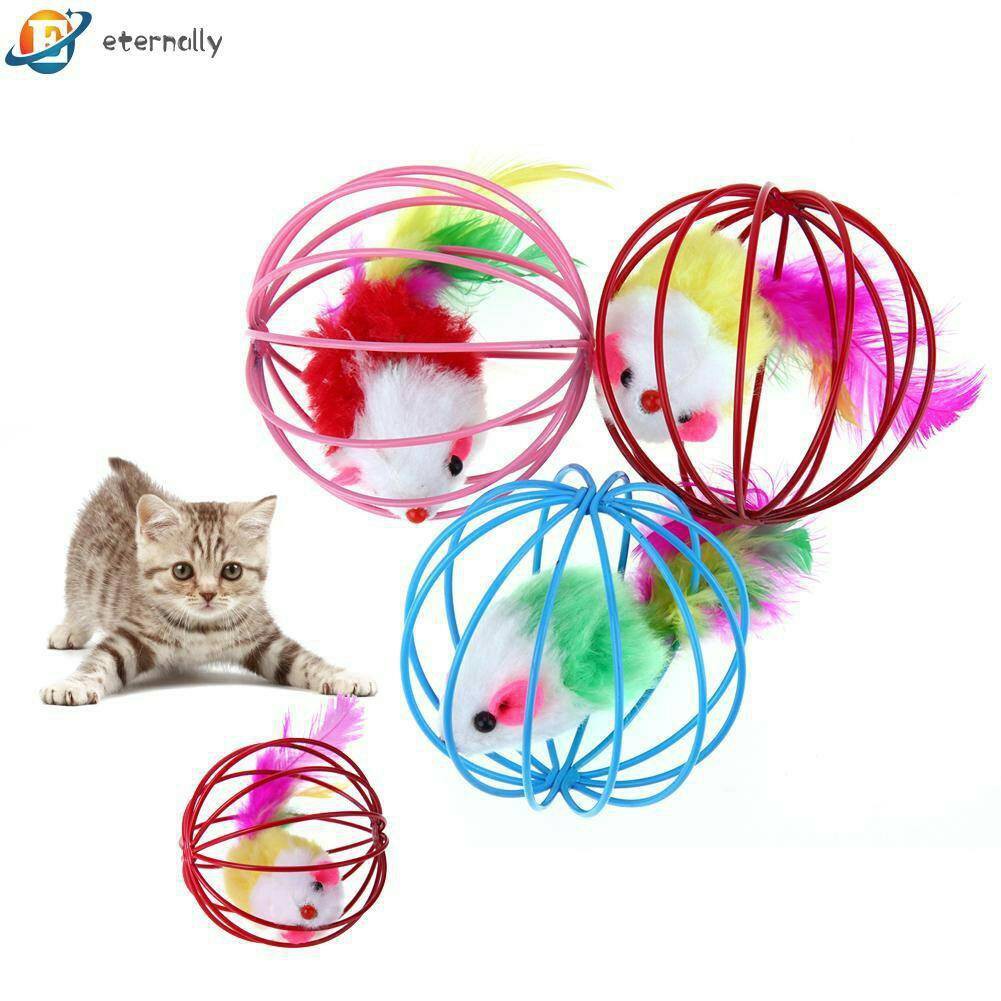 cat toys😺 Pet Kitten Mainan Kucing Bola Pet Kitten Playing False ...