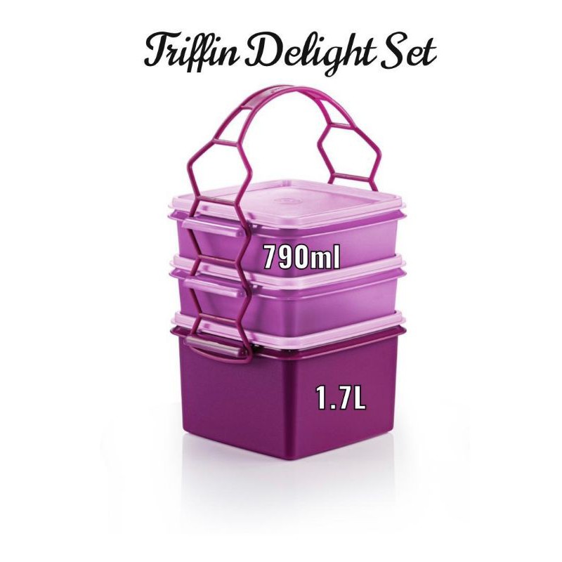 TRIFFIN DELIGHT SET ( TUPPERWARE) | Shopee Malaysia