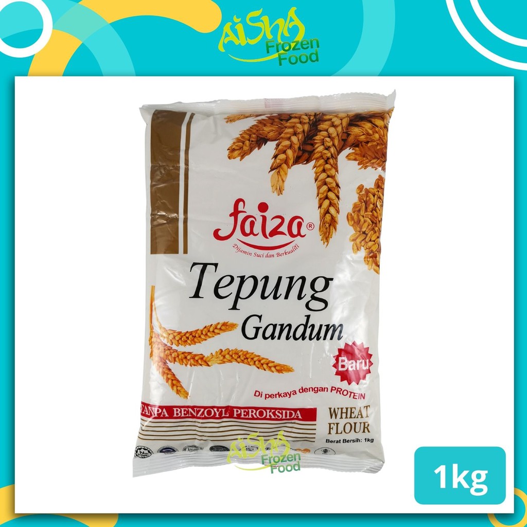 Faiza Tepung Gandum 1kg - Wheat Flour | Shopee Malaysia