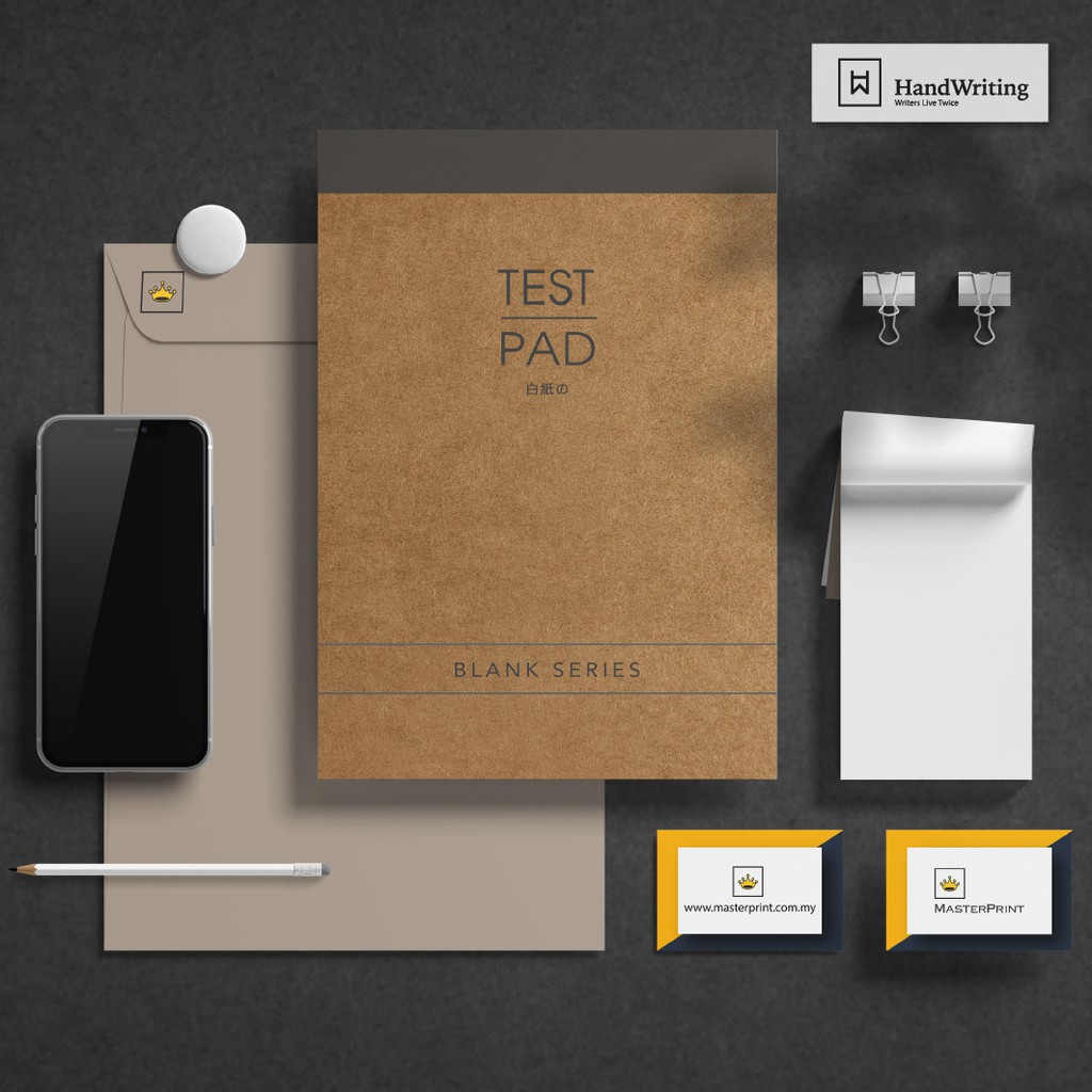 Masterprint A5/A4 Xtra White Paper Test Pad - Dotto/Grid/Blank/Lined ...