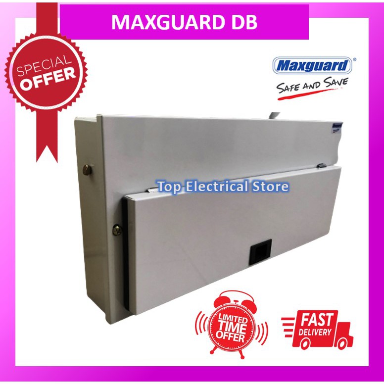 MAXGUARD METAL CLAD DB1022E 1 ROW 22 WAY DB BOX | Shopee Malaysia