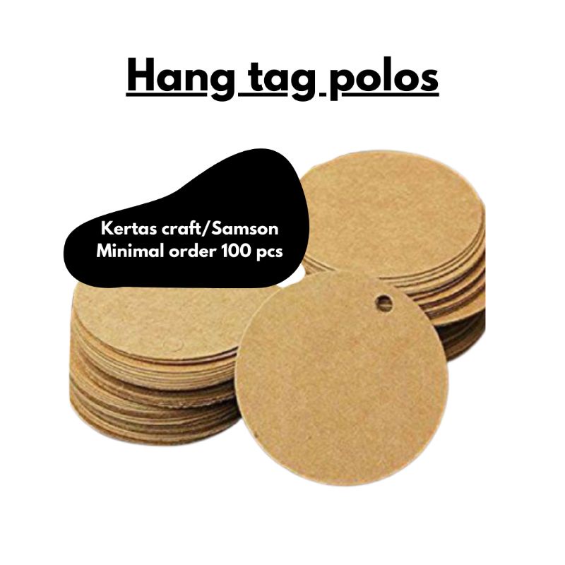 Plain Hang tag/Empty Hang tag/custom Hang tag | Shopee Malaysia