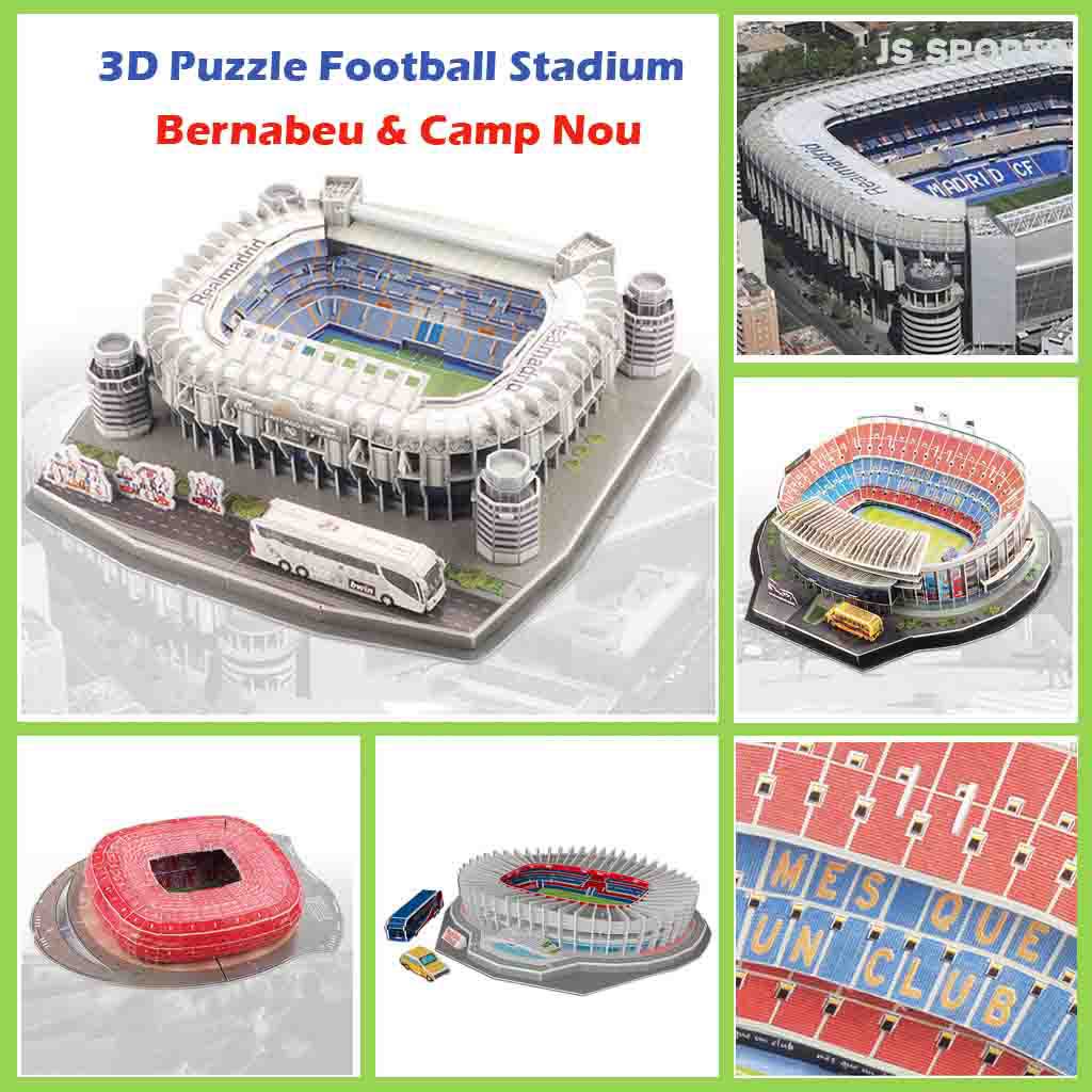 3D Stadium、 Paper Model Kit Puzzle Stadium 3D Model Building Kits Gift ...