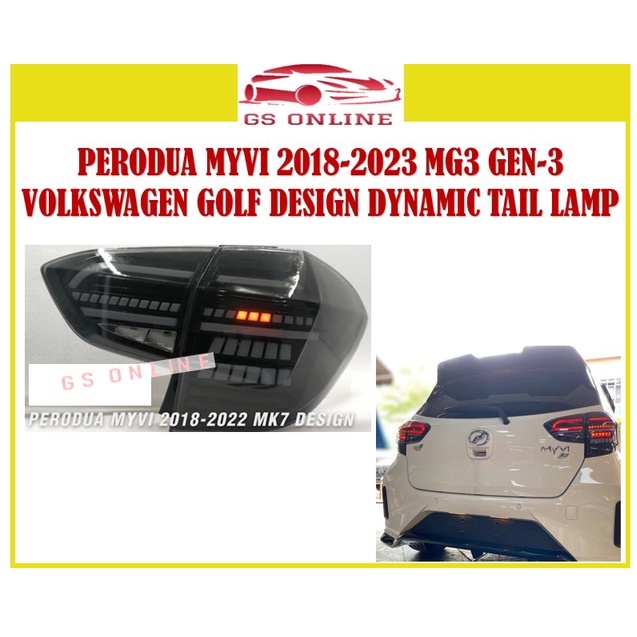 Perodua Myvi Gen3 MG3 2018 2019 2020 2021 2022 Volkswagen Golf MK7 ...