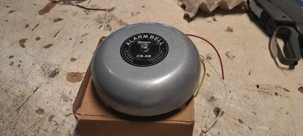 Camsco Plasma 6 inches eletric bell ring bell CB-6B alarm bell loceng ...