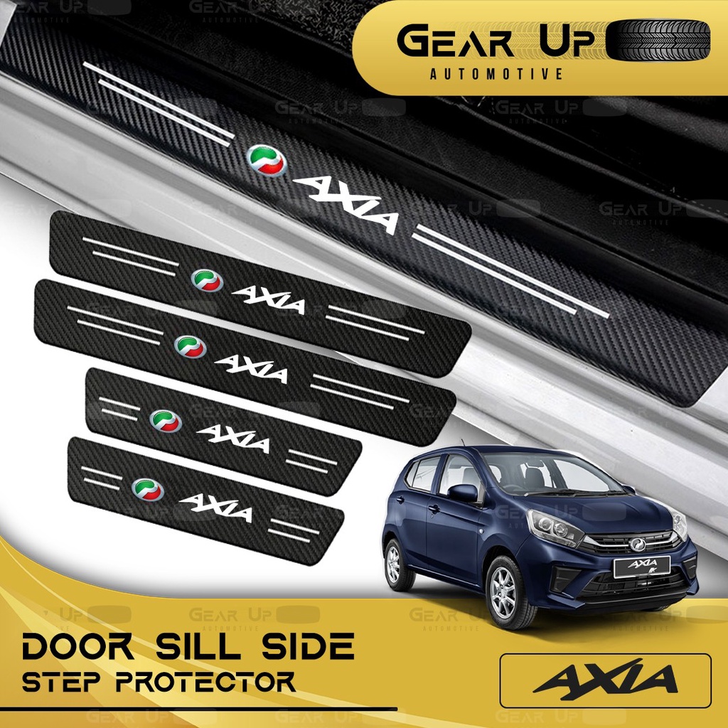 [𝐃𝐨𝐨𝐫 𝐒𝐢𝐝𝐞 𝐒𝐭𝐞𝐩 𝐒𝐭𝐢𝐜𝐤𝐞𝐫] Perodua AXIA 2014 Accessories Bodykit Gear Up ...
