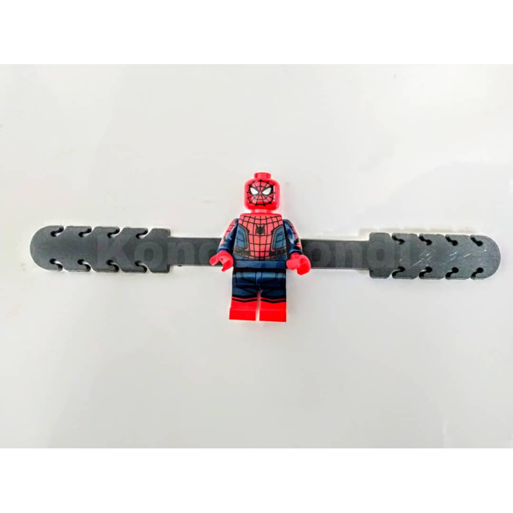 Spiderman Minifigure Mask Extender 14cm extension ear relief penyambung ...