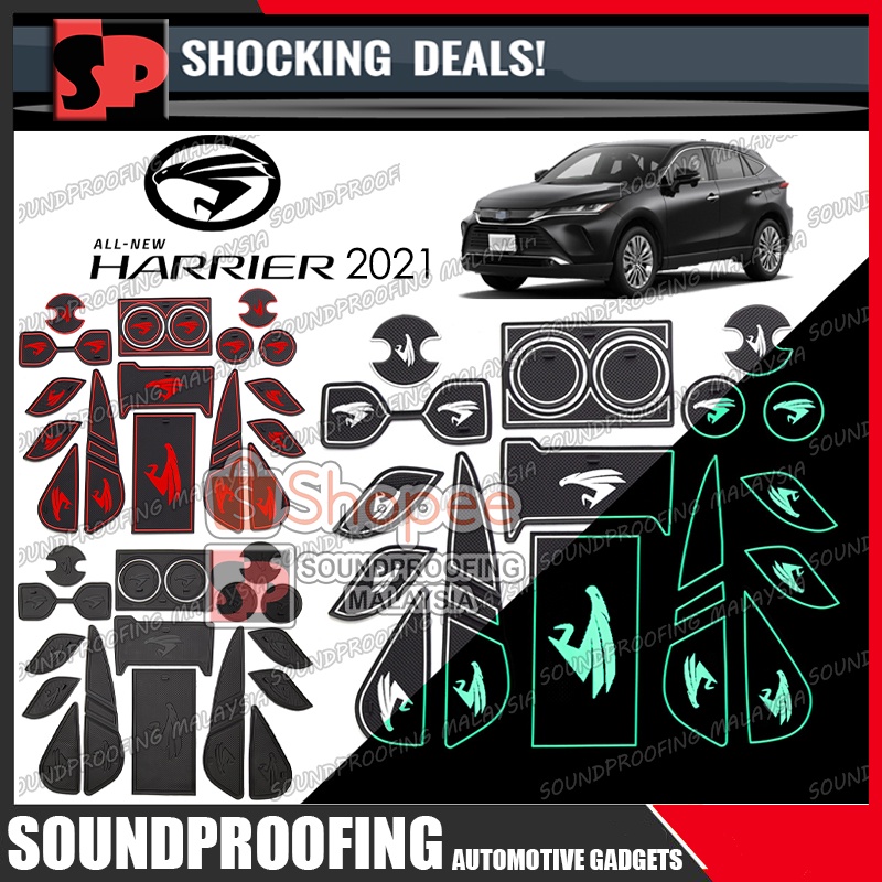 Toyota Harrier XU80 2021-2024 New Interior Slot Mat Rubber Mat Anti ...