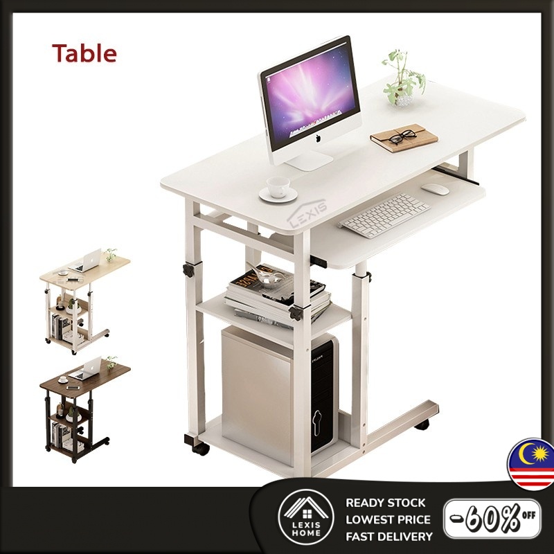 LEXIS H(68-85/80-100)cm) Adjustable Bedside Table Sofa Side Table With ...