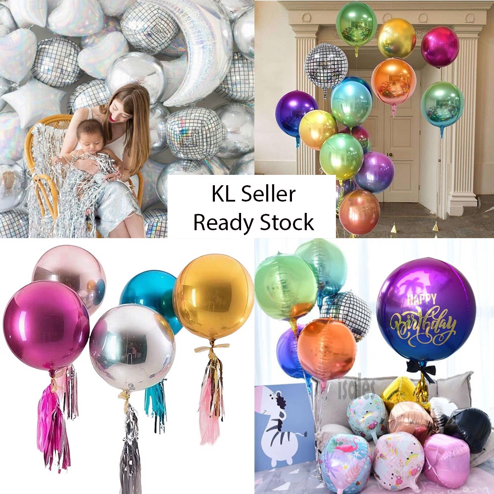 1 pcs Balloon Belon 4D Foil Balloon Birthday Party Wedding Decoration ...
