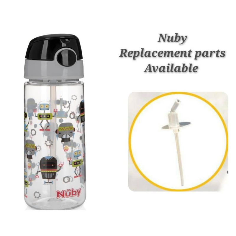 Nuby Tritan Flip-it Active Thin Straw 18oz/532ml Single Pack (Replacement Parts) | Shopee Malaysia